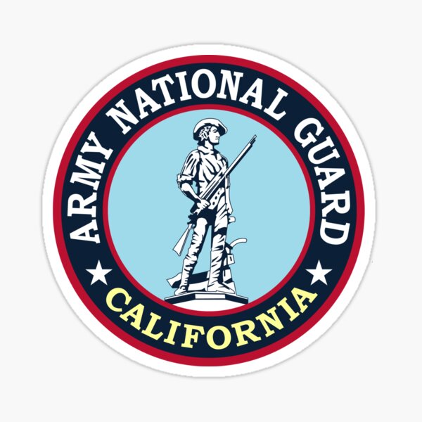 "California Army National Guard " Sticker for Sale by RBcostco7 | Redbubble