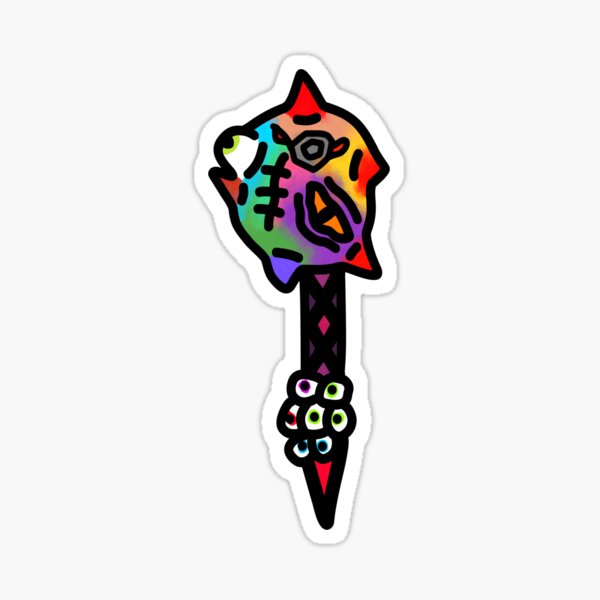 "Evil mace" Sticker for Sale by Grobbo Streamies | Redbubble