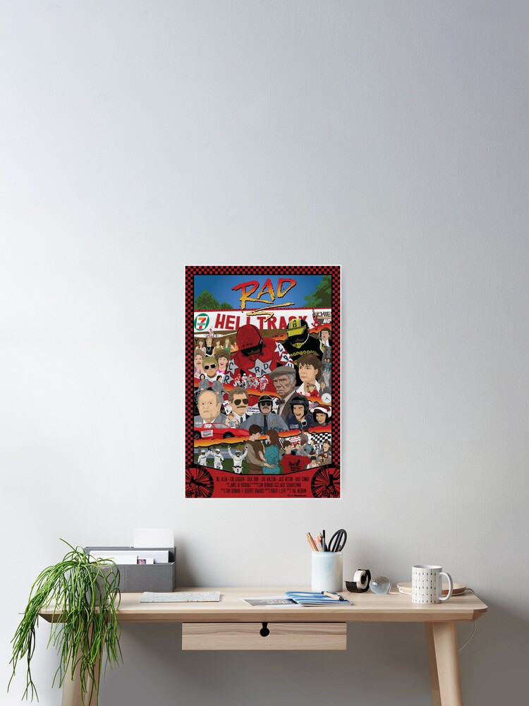 "RAD Poster - BMX Tribute - Full Color - All Cast" Poster for Sale by ...