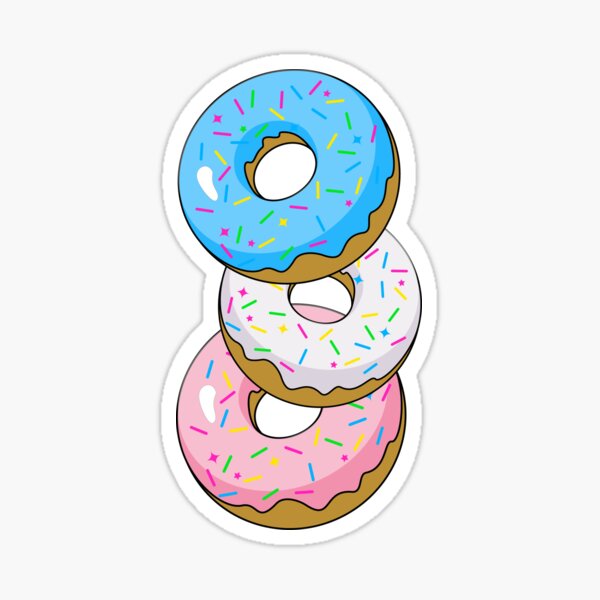 "Trans Donuts" Sticker for Sale by littleelights | Redbubble