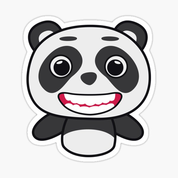 "Adorable Panda Emoji" Sticker for Sale by -Kaori | Redbubble