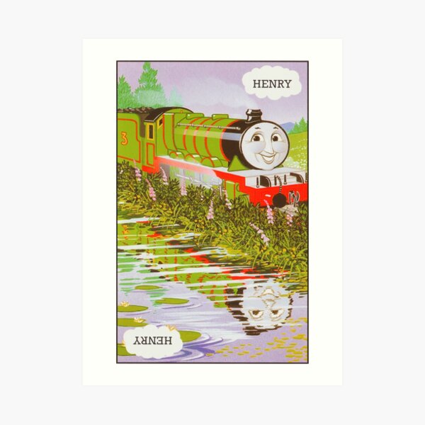 "Henry the Green Engine Vintage Card" Art Print for Sale by sleepyhenry ...