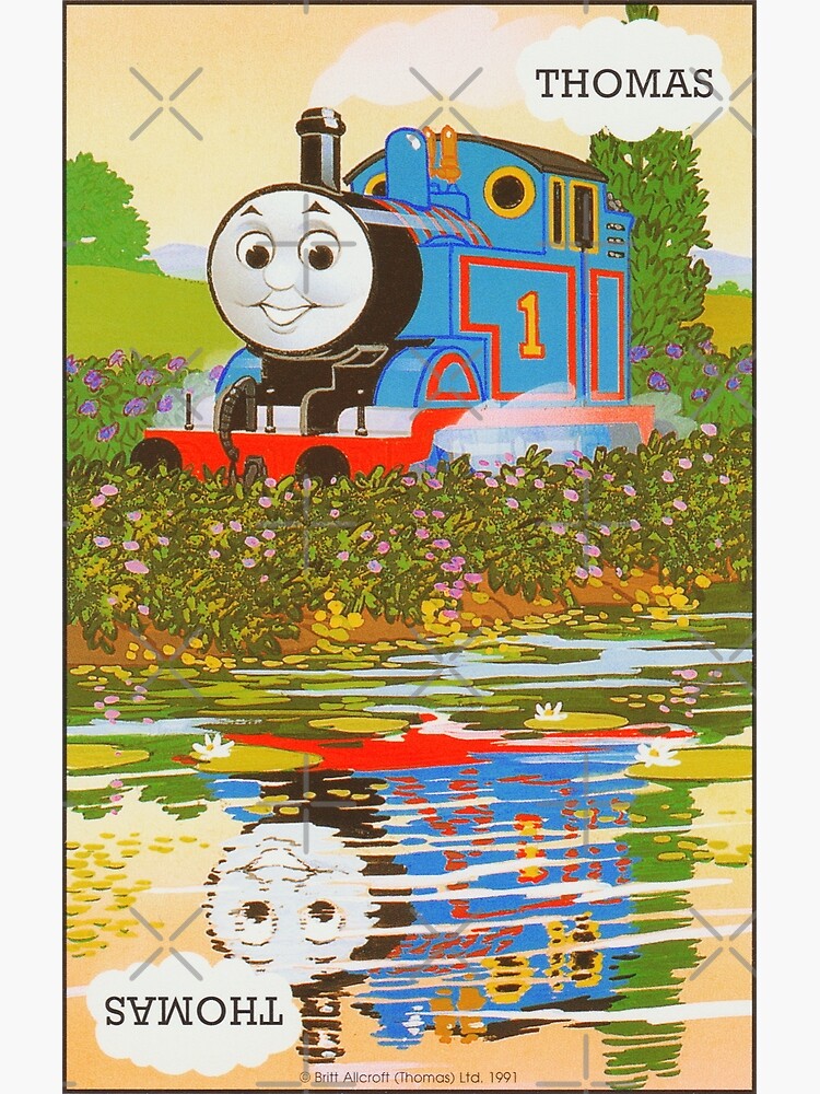 "Thomas the Tank Engine Vintage Card" Poster for Sale by sleepyhenry | Redbubble