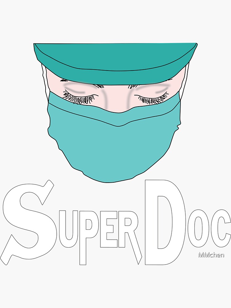 Pegatina «Súper Doc, un gran médico para todos los pacientes, el veneno ...