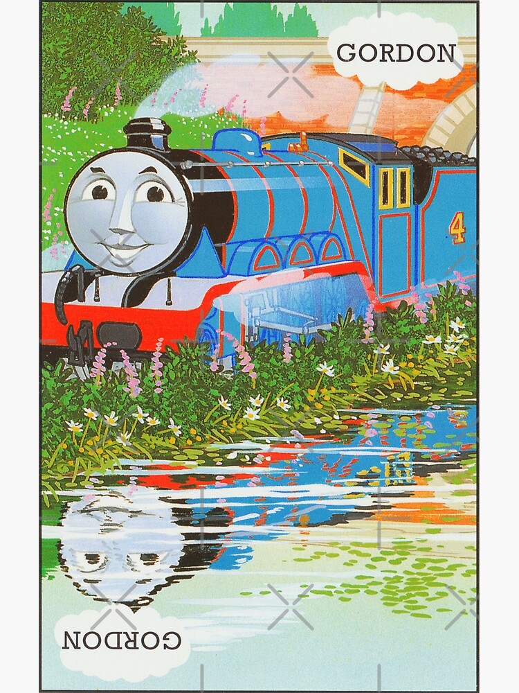 "Gordon the Big Engine Vintage Card" Poster for Sale by sleepyhenry ...