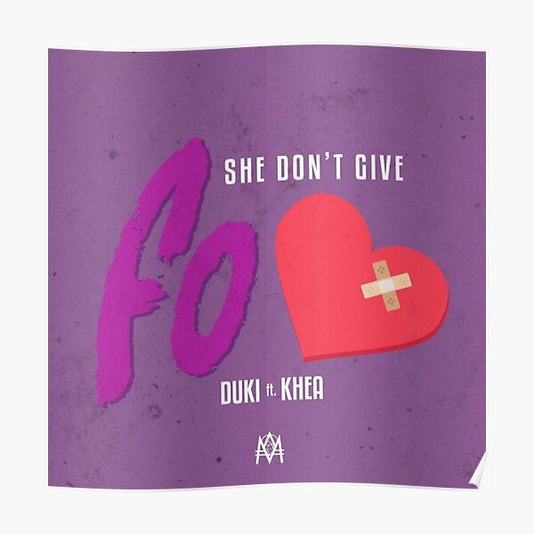 Póster «Canción duki she don't give a fo» de Pesifiestas | Redbubble