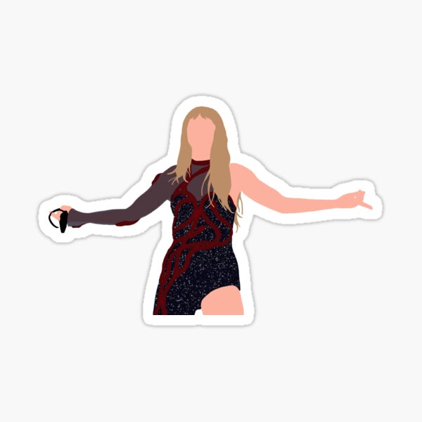 "Taylor Swift Reputation outfit art the Eras Tour" Sticker for Sale by ...