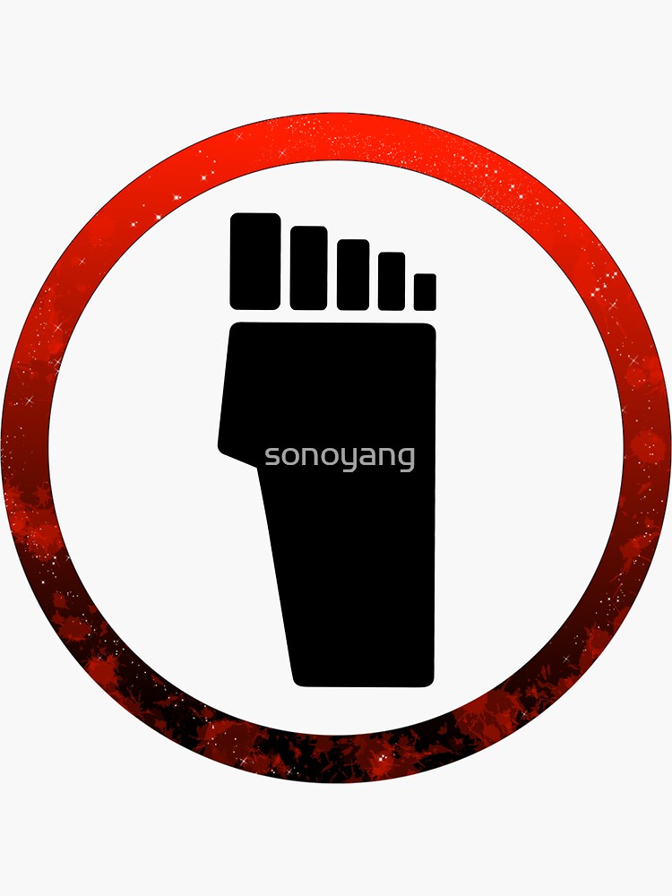 "Foot Clan logo " Sticker for Sale by sonoyang | Redbubble