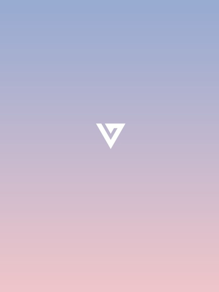 "SEVENTEEN GRADIENT OFFICIAL COLOR ROSE QUARTZ AND PERIWINKLE" iPhone ...