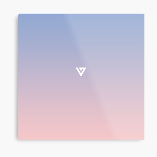 "SEVENTEEN GRADIENT OFFICIAL COLOR ROSE QUARTZ AND PERIWINKLE" Metal ...
