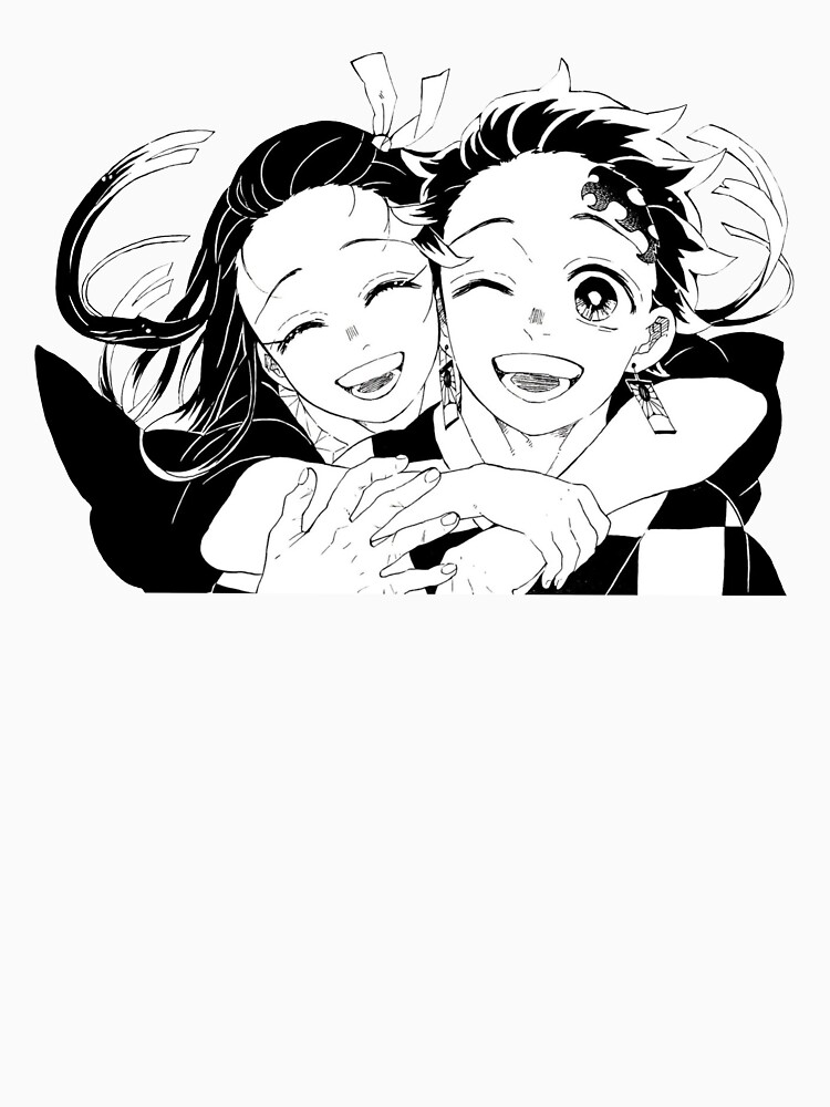 "Nezuko and Tanjiro manga panel " T-shirt for Sale by stef2311 ...
