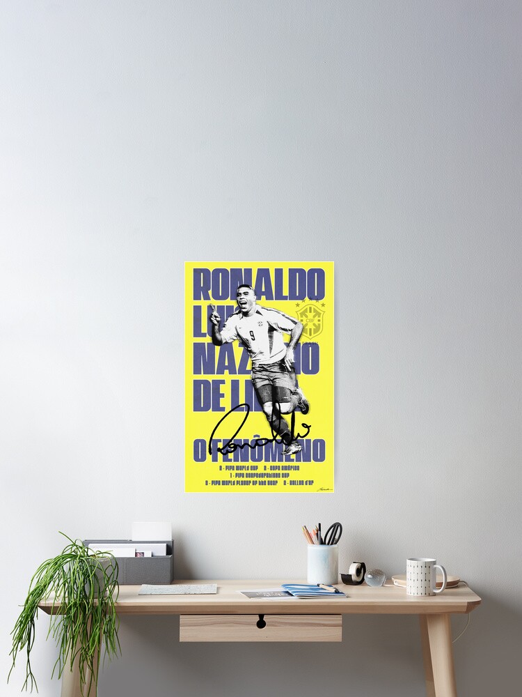 "R9 Ronaldo Nazario Poster" Poster for Sale by morbidfran | Redbubble