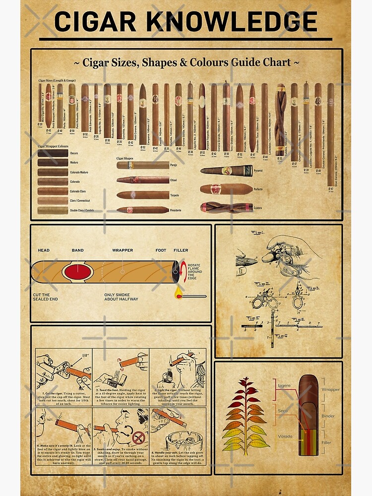 Cigar Knowledge, Cigar Culture Premium Matte Vertical Poster