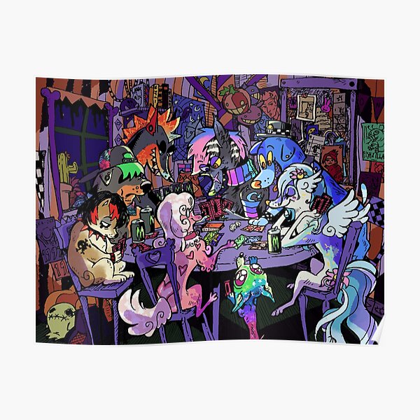 "Dogs Playing Poker in 2006" Poster for Sale by Bedupolker | Redbubble