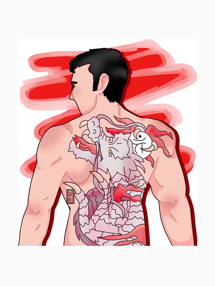 "dragon of the dojima family" T-shirt by badascheprince | Redbubble