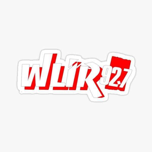 "WLIR black" Sticker for Sale by TimSchoonenberg | Redbubble