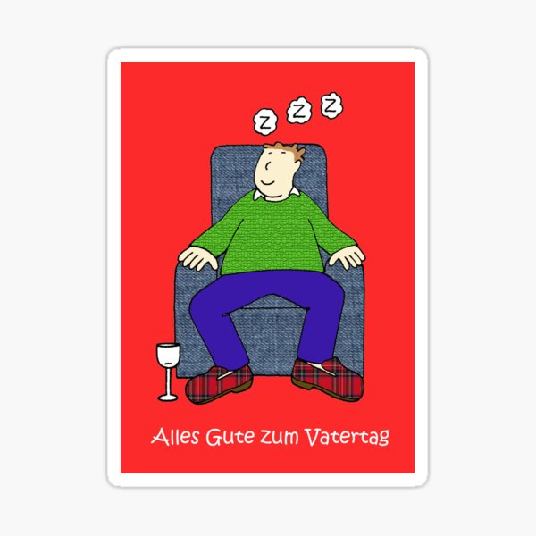 "German Father's Day Vatertag" Sticker for Sale by KateTaylor | Redbubble