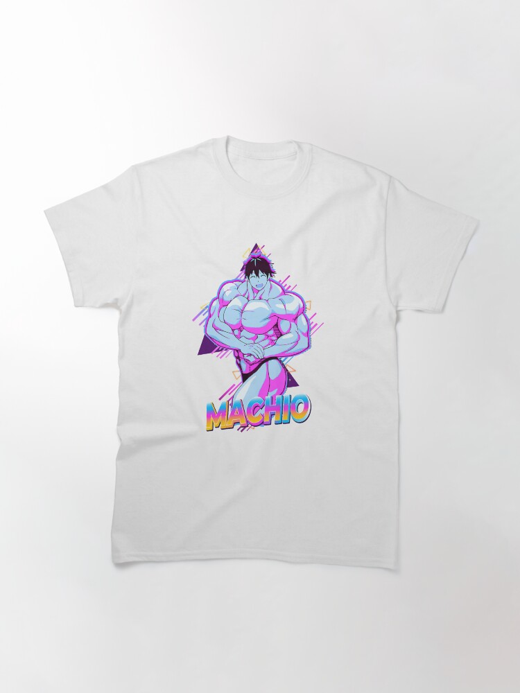 "Machio Naruzo Dumbbell Nan-Kilo Moteru" Classic T-Shirt for Sale by ...