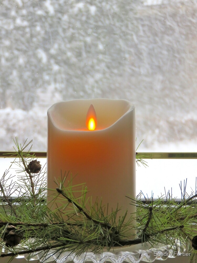 "Candle in the Storm" by Sandra Fortier | Redbubble