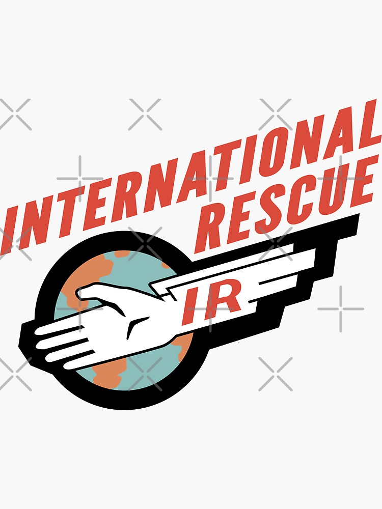 "Thunderbirds International Rescue Emblem" Sticker for Sale by ...