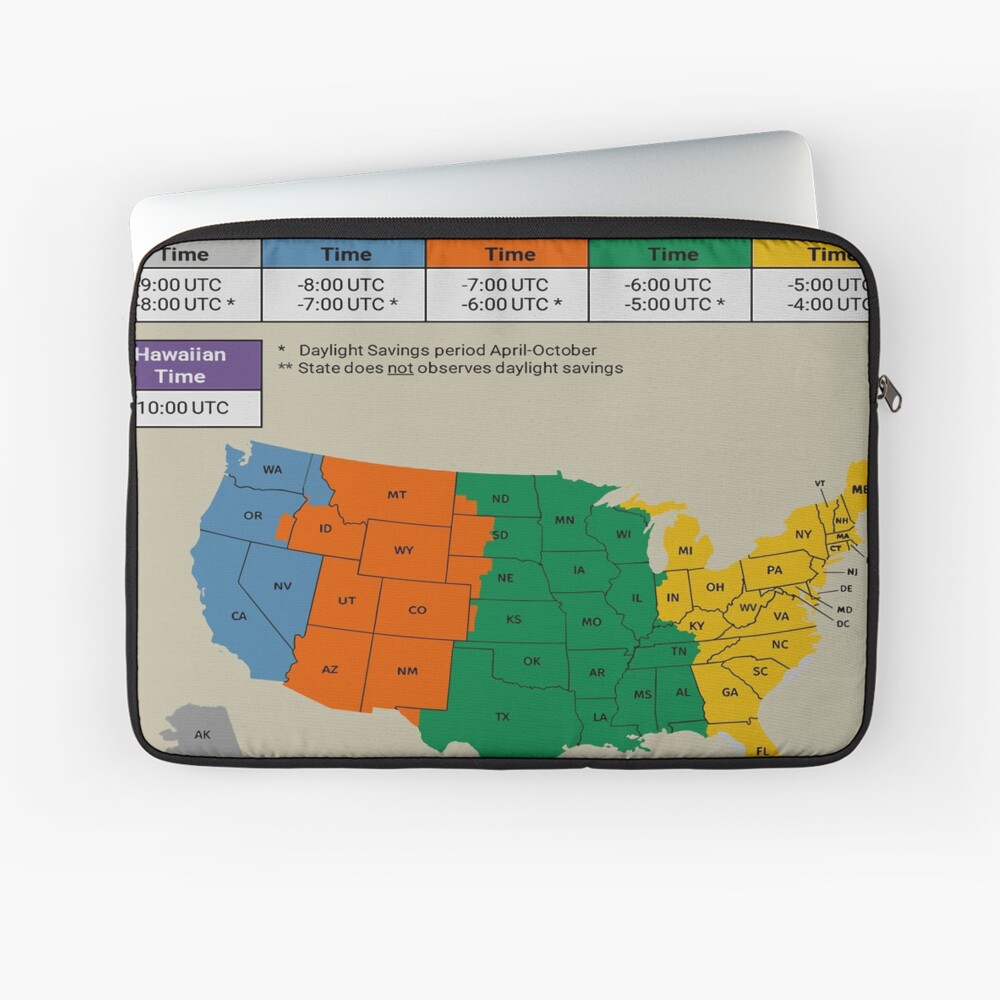 "Time Zones of USA: Vintage Map" Poster for Sale by Bb-gl | Redbubble