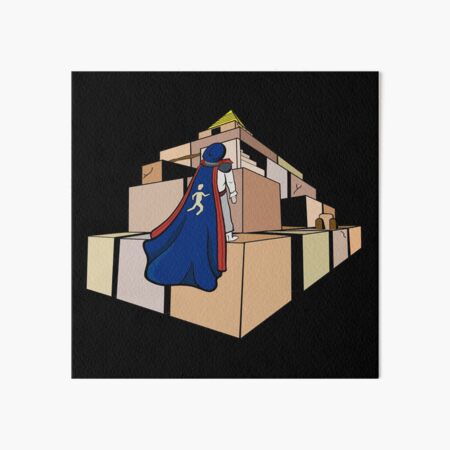 "Scaling the agility pyramid with agility cape OSRS player" Art Board ...