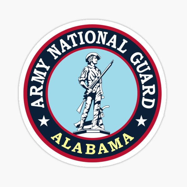 "Alabama Army National Guard " Sticker for Sale by RBcostco7 | Redbubble