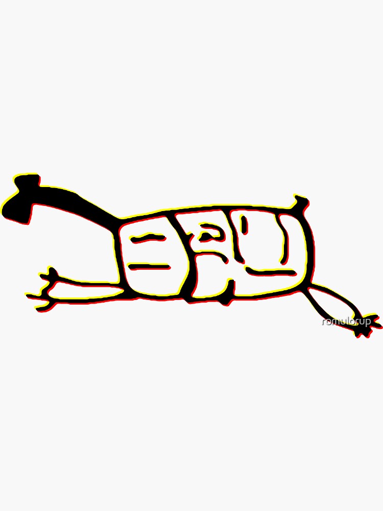 "Pintura Rupestre - Serra da capivara" Sticker for Sale by romulorup ...