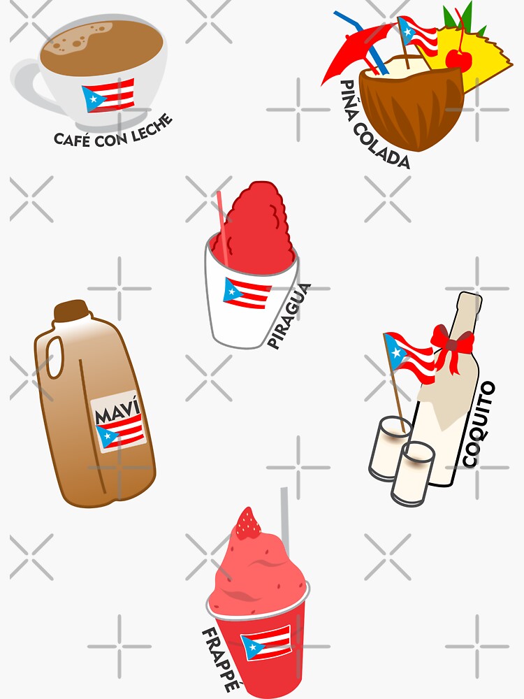 "Puerto Rican Drinks Milk Coffee Pina Colada Smoothie Coquito Mavi Snow ...