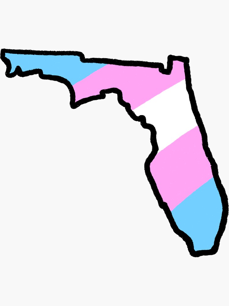 "Trans Florida Transgender Pride" Sticker for Sale by kylepeterart ...