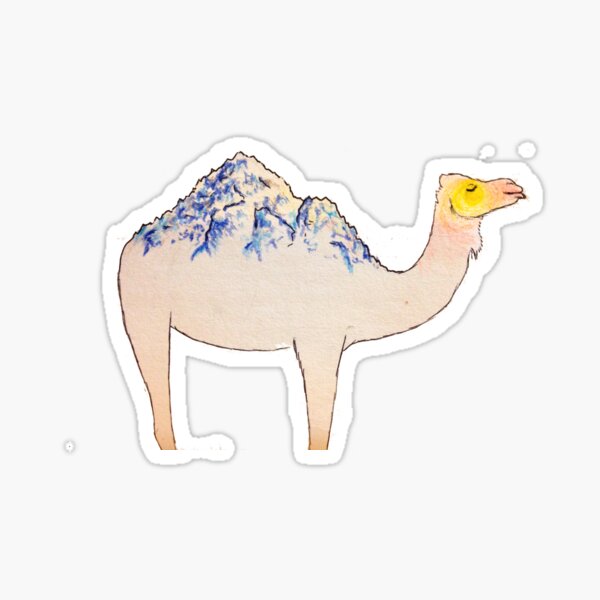 "Camel" Sticker for Sale by charcat | Redbubble
