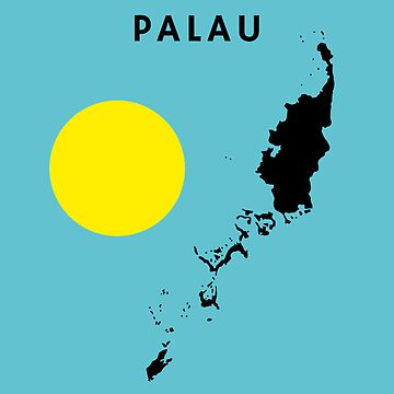 "Palau" Sticker for Sale by SaraB515 | Redbubble
