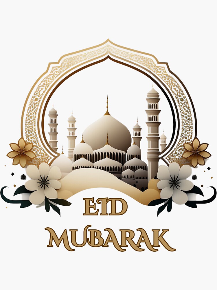 "EID MUBARAK" Sticker by fdeen | Redbubble