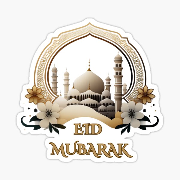 "EID MUBARAK" Sticker by fdeen | Redbubble