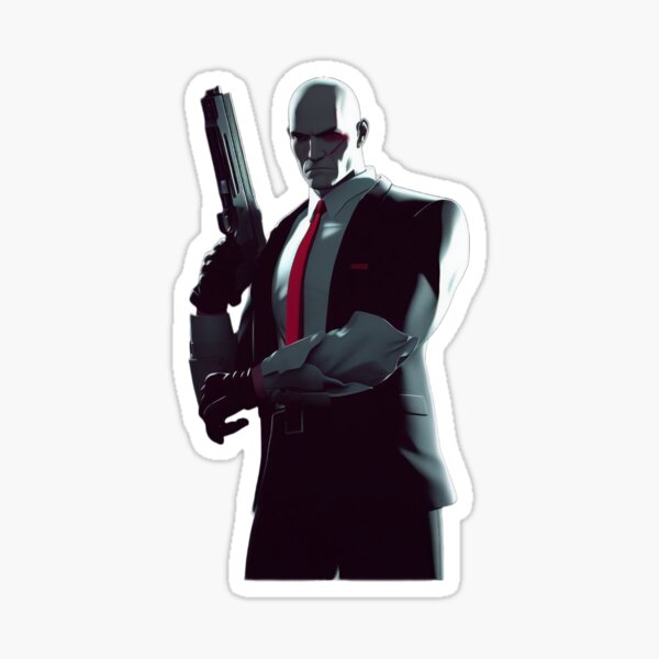 "Hitman Agent 47 - Gaming Fan Art" Sticker for Sale by T3CHBOX | Redbubble