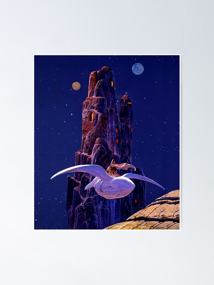 "Moebius Surrealism Art | Jean Giraud Moebius Landscape Art" Poster for ...