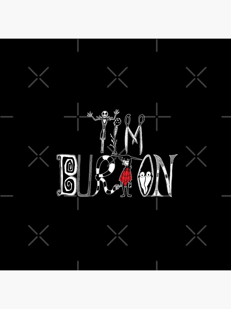 Tim Burton "Alphabet" | Pin Designed & Sold By Somalia Orange