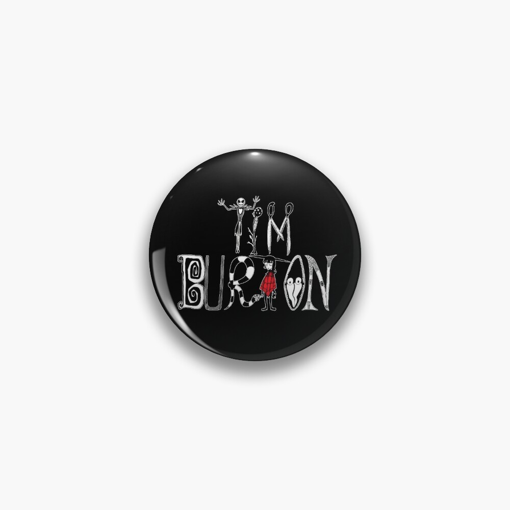 Tim Burton "Alphabet" | Pin Designed & Sold By Somalia Orange