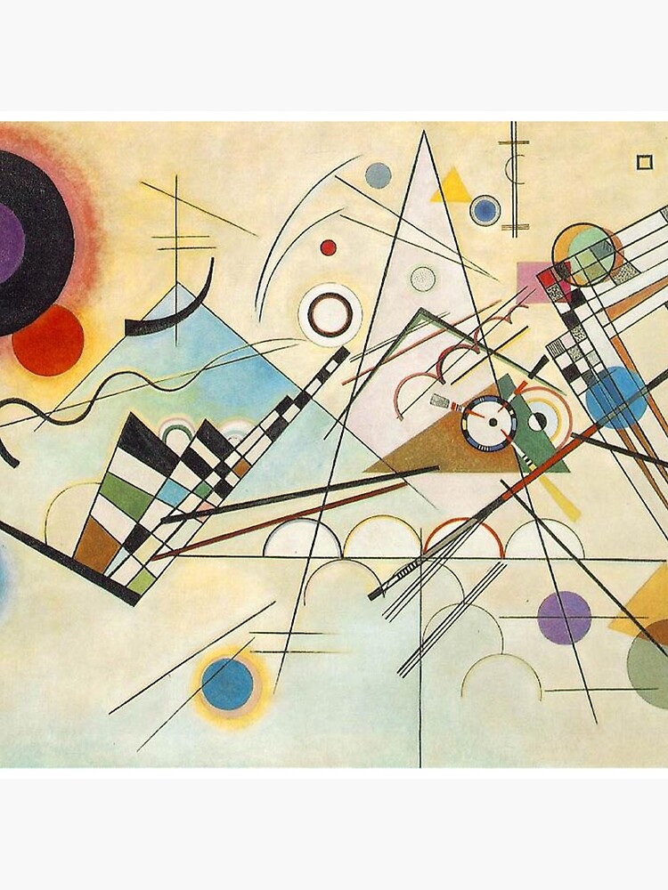 Coussin « Wassily Kandinsky Composition VIII (8) 1923 », par Gouldo ...