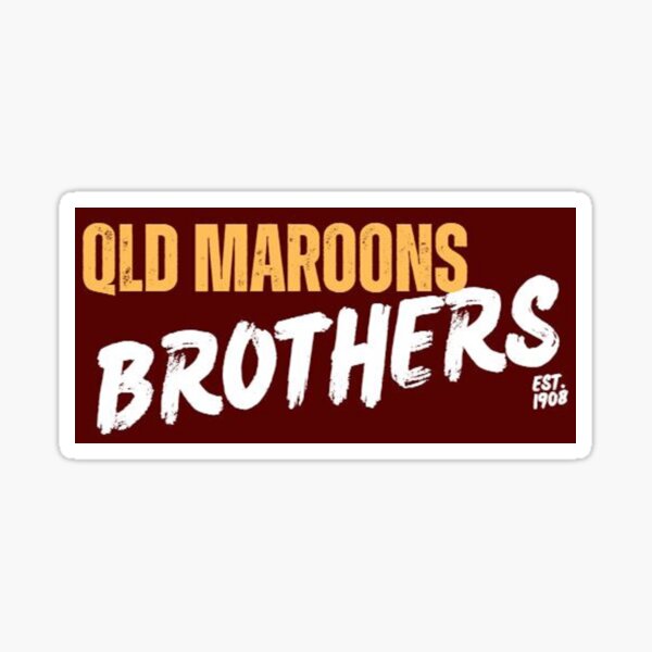 "Queensland Maroons Rugby League " Sticker for Sale by Paulsky17 ...