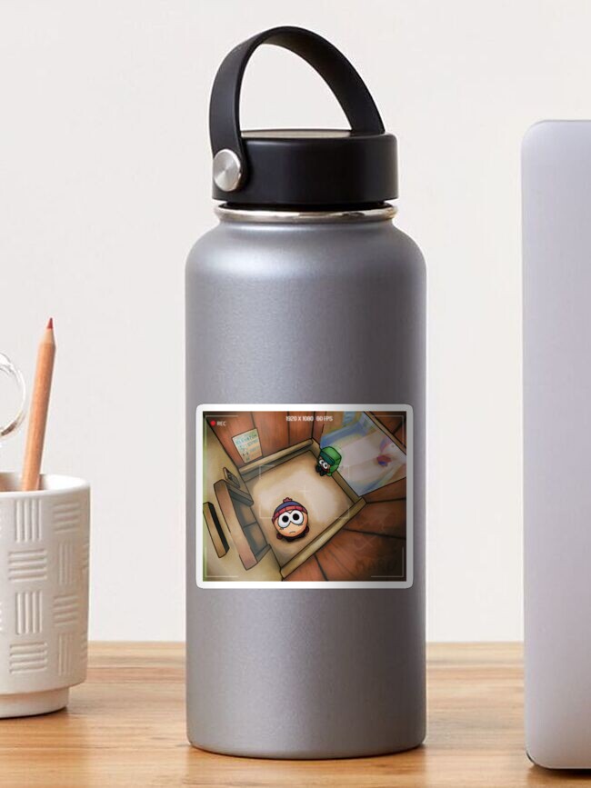 "Kyle and Stan stuck in the elevator" Sticker for Sale by Maru-Chan ...