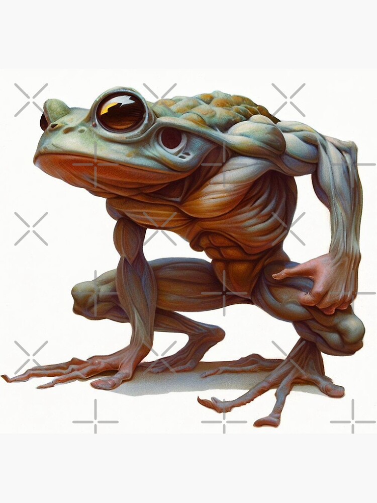 "Frog goblin " Sticker for Sale by Right-4-you | Redbubble