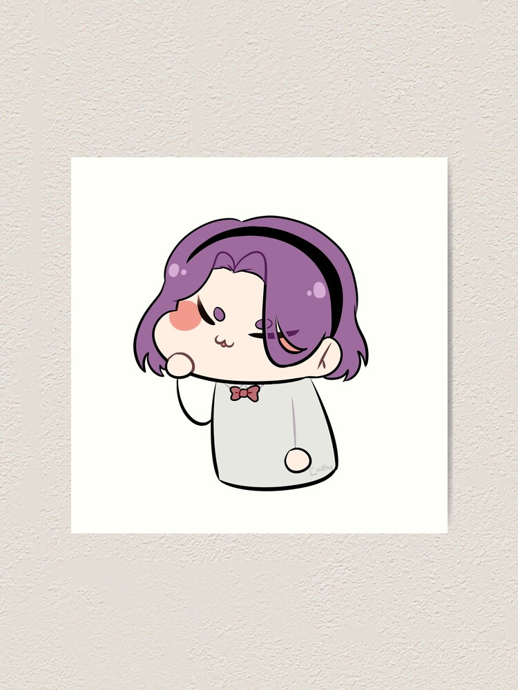 "Bonnie chibi from FNAFHS" Art Print for Sale by ItsmeCinky | Redbubble