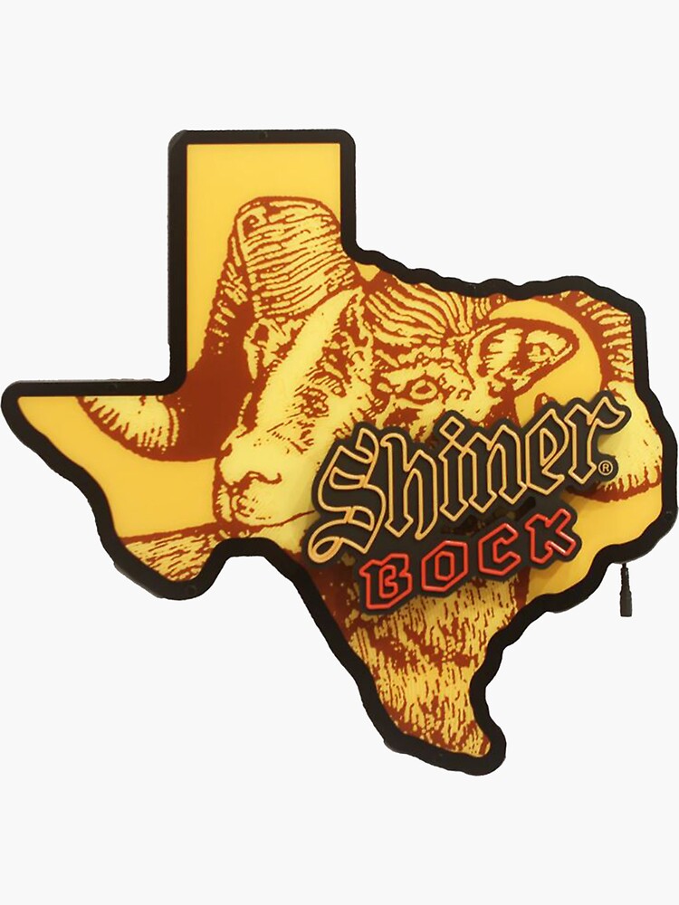 "Vintage Shiner-Bock Logo T-Shirt " Sticker for Sale by PatrickGabriel ...