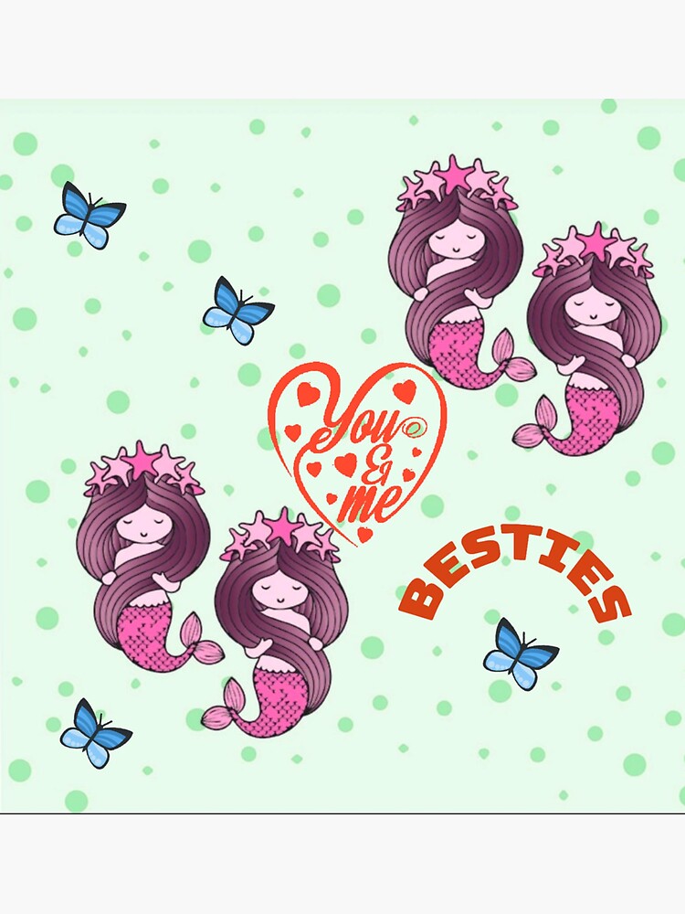 "friends we are besties" Sticker for Sale by Jash39 | Redbubble