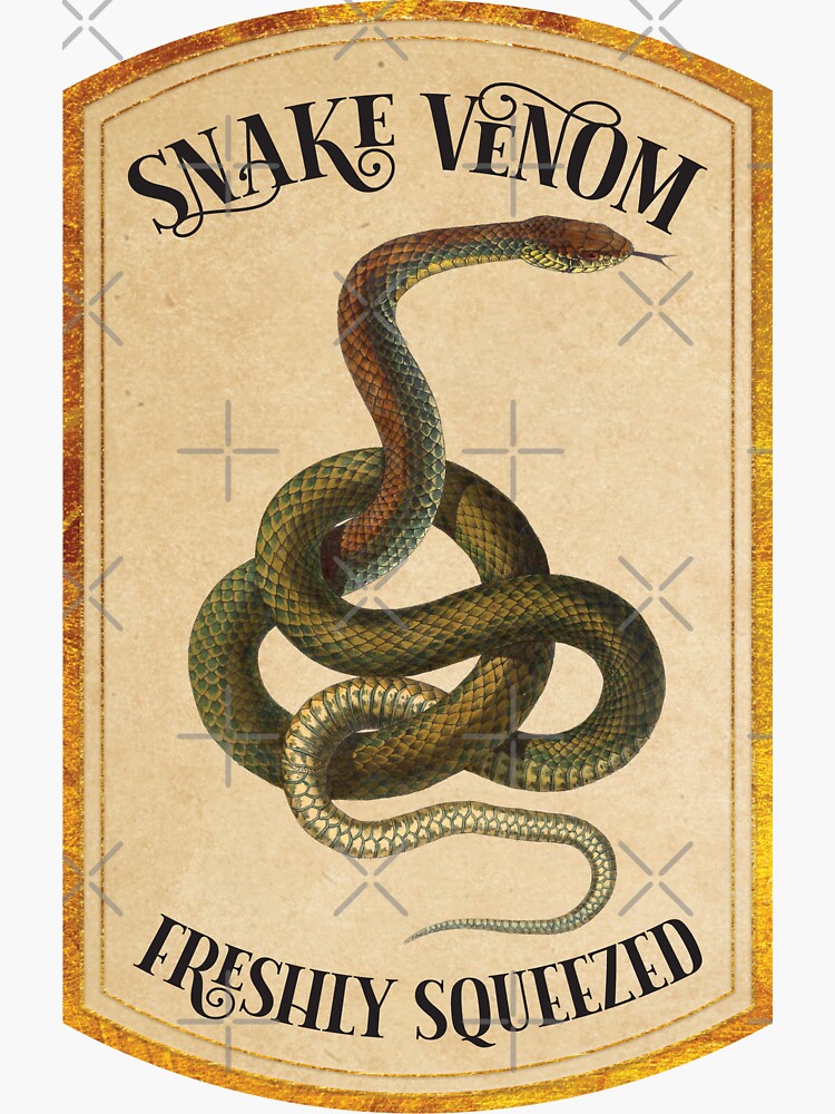 "Snake Venom Freshly Squeezed Alchemy Funny Black Magic Apothecary ...