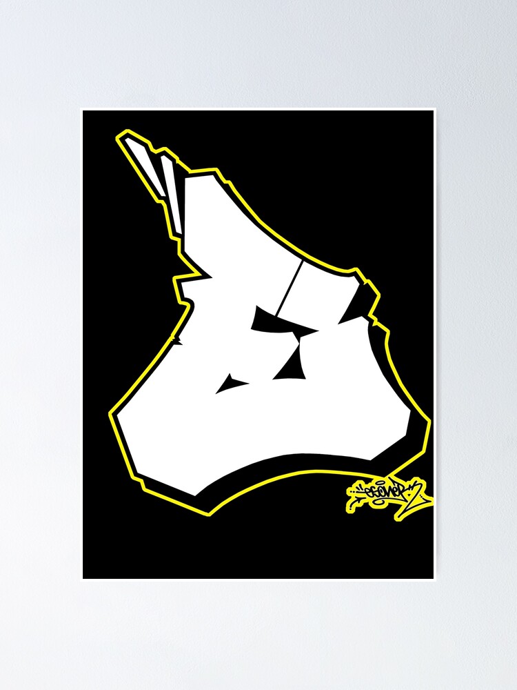 "LETTER E BY ESONE URBAN GRAFFITI STREET STYLE " Poster for Sale by ...