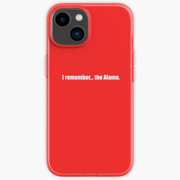 "Pee-Wee Herman - I Remember... the Alamo - White Font" iPhone Case for ...