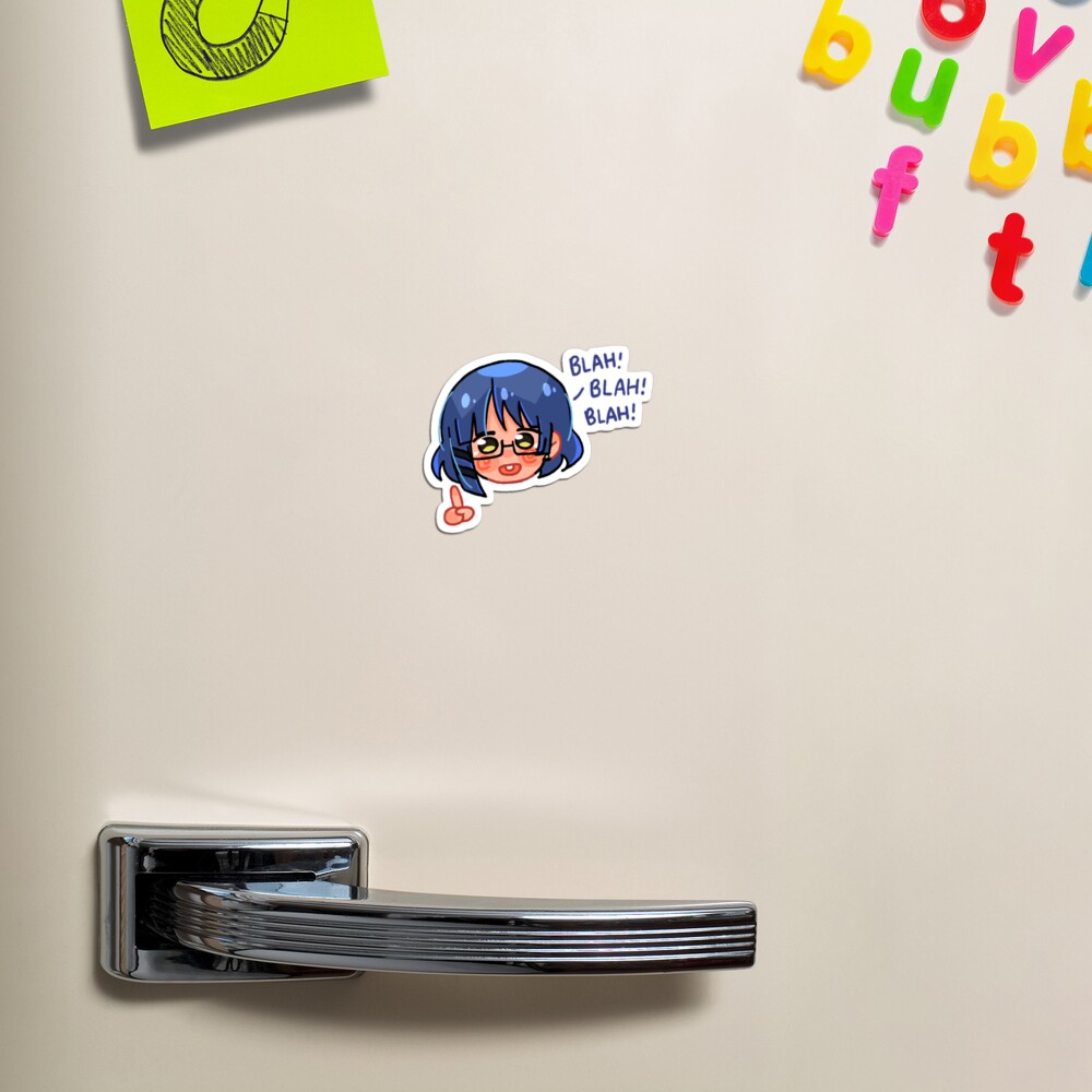 "nerd ryo yamada" Sticker for Sale by zanchirarin | Redbubble