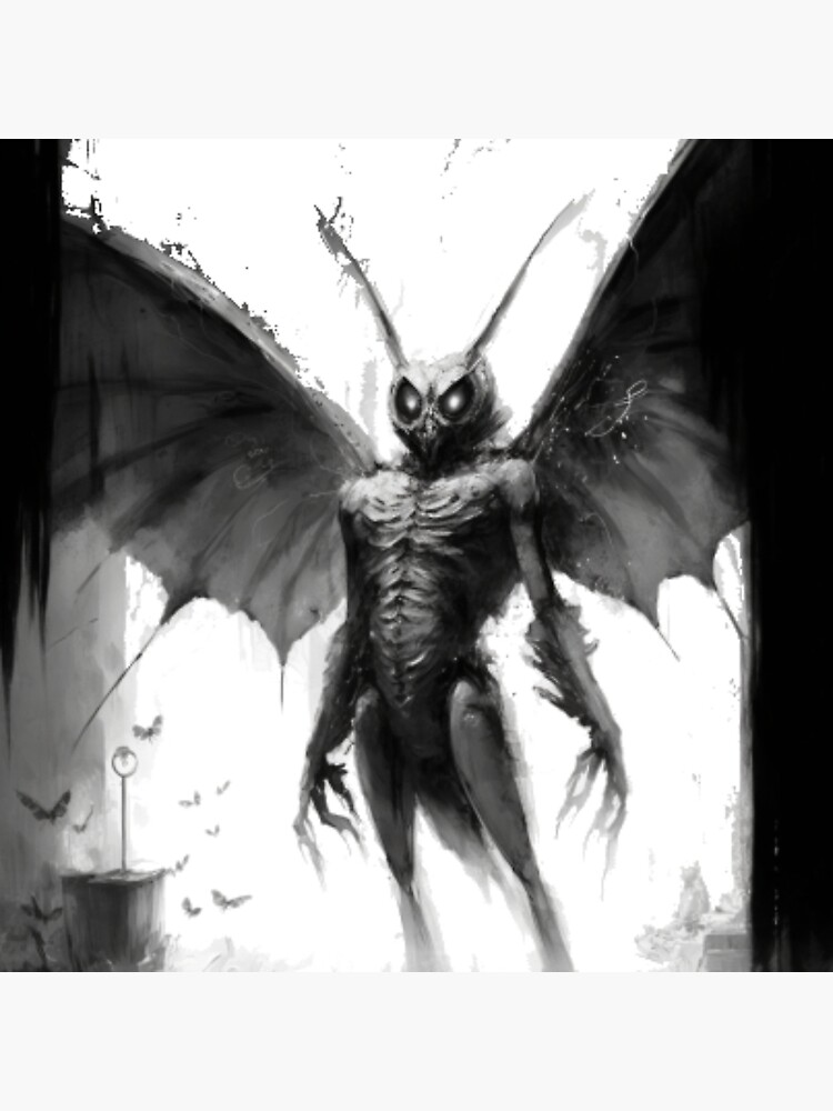 Shadow Of The Mothman Premium Matte Vertical Poster